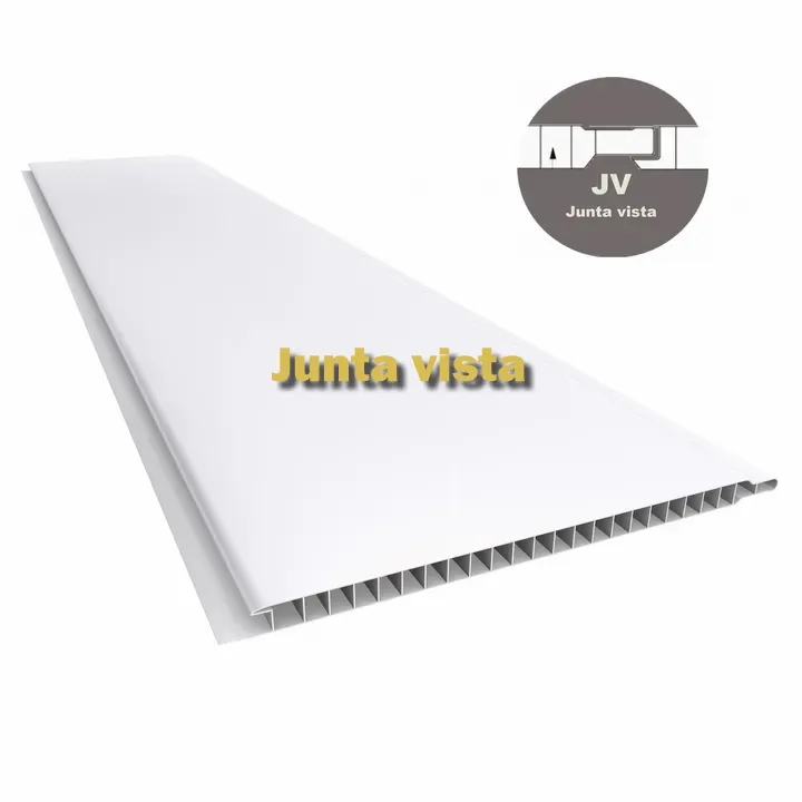 Vallejos Materiales - TABLA PVC BLANCO JV 20 CM x 4.00 Mts x 10 mm